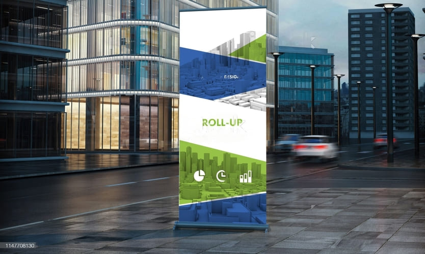 📣¿Cómo destacar en eventos con Roll Up personalizado?